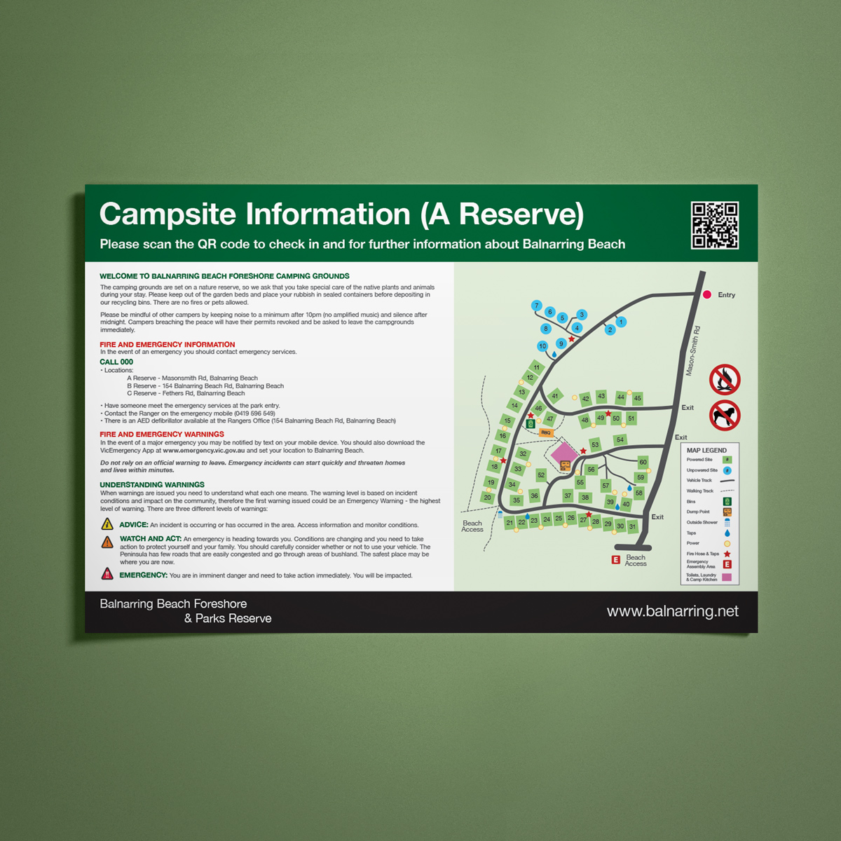 Campground Signage Design | Malvolio