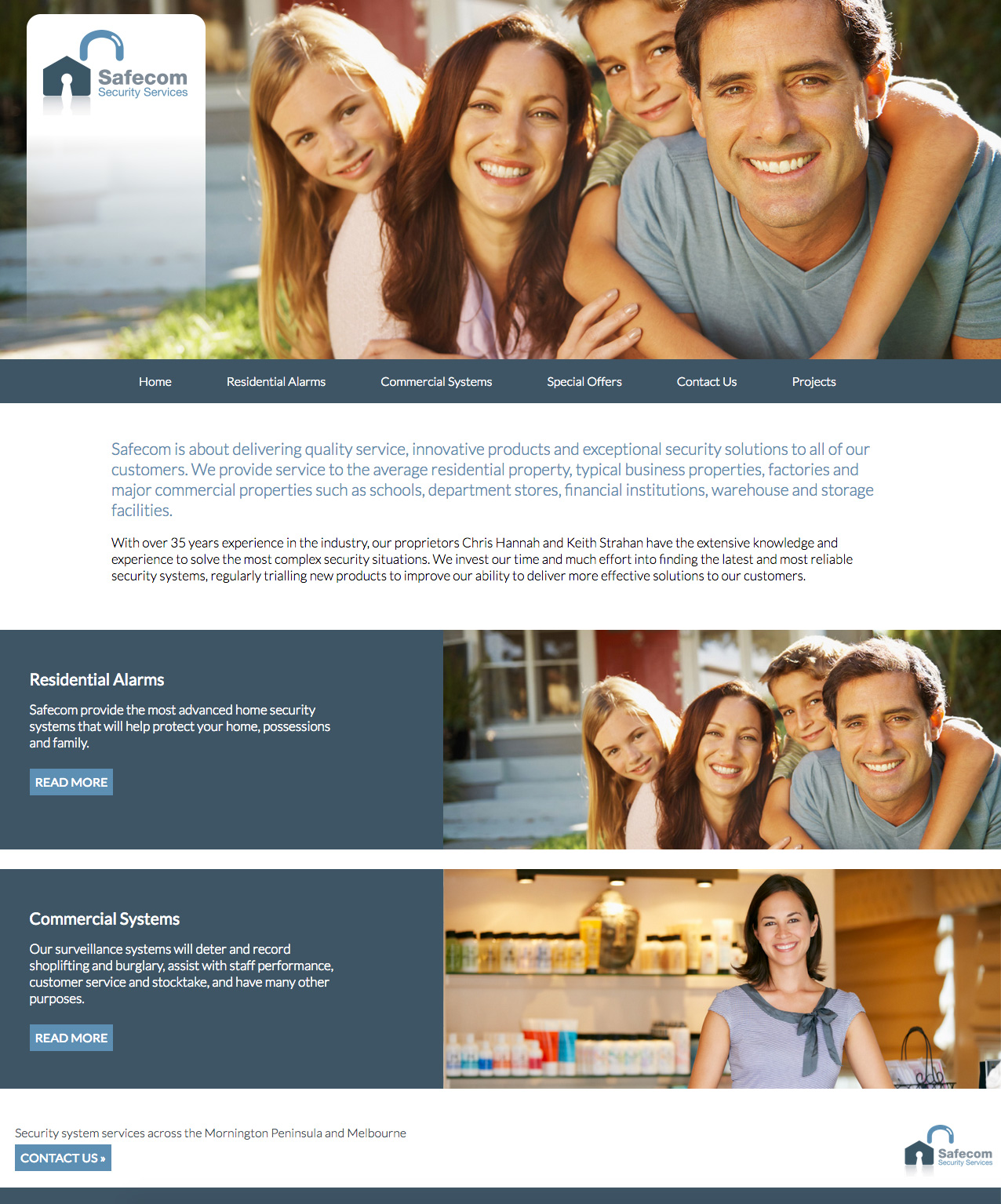 Safecom Security | Graphic Design Mornington Peninsula | Malvolio