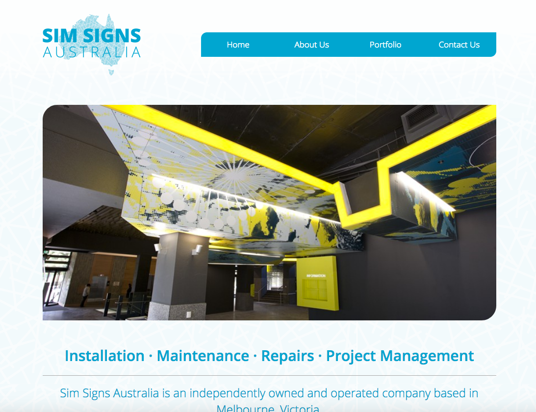 Sim Signs | Graphic Design Mornington Peninsula | Malvolio